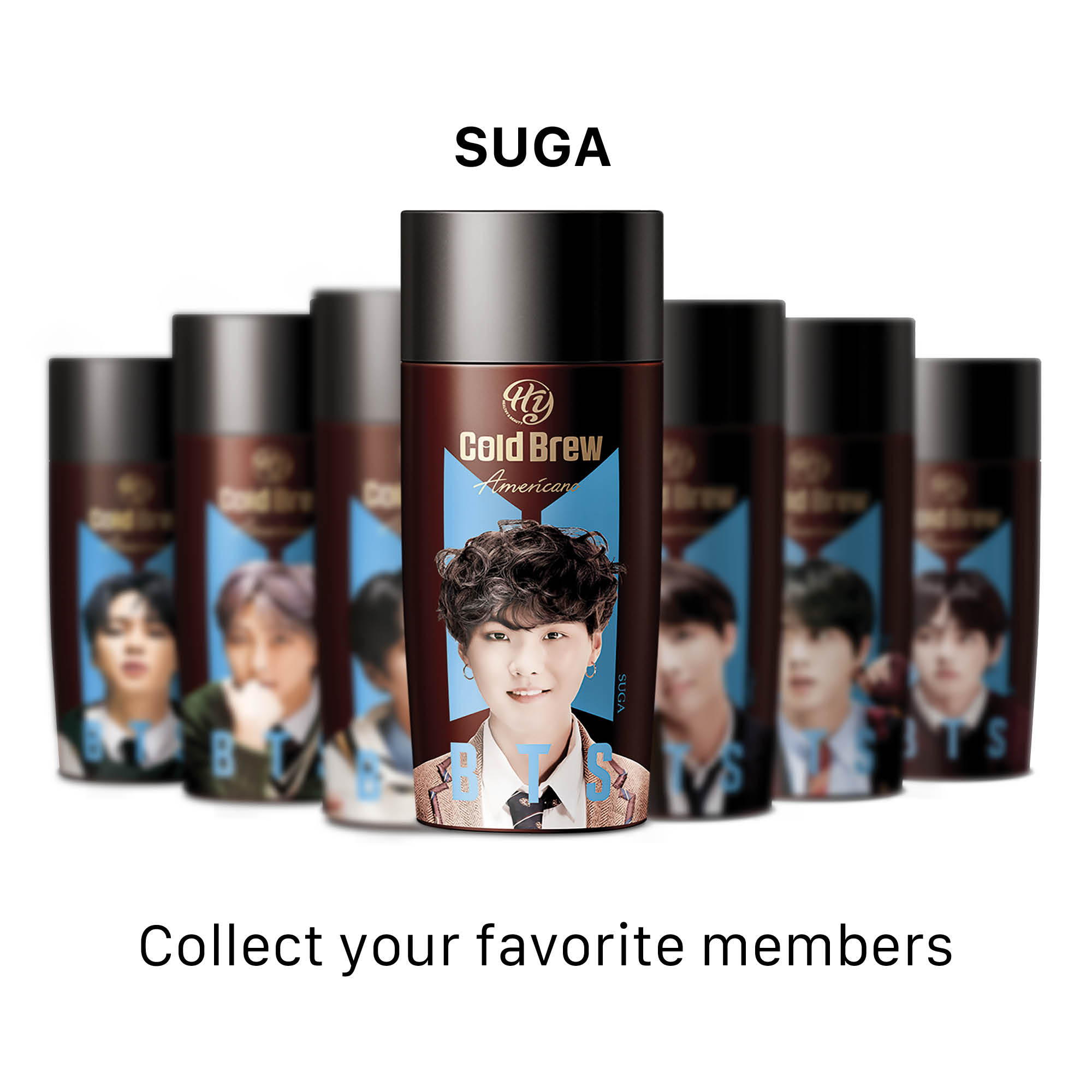 PALDO BTS BangTan Kpop Cold Brew Americano Coffee Ready To Drink ...