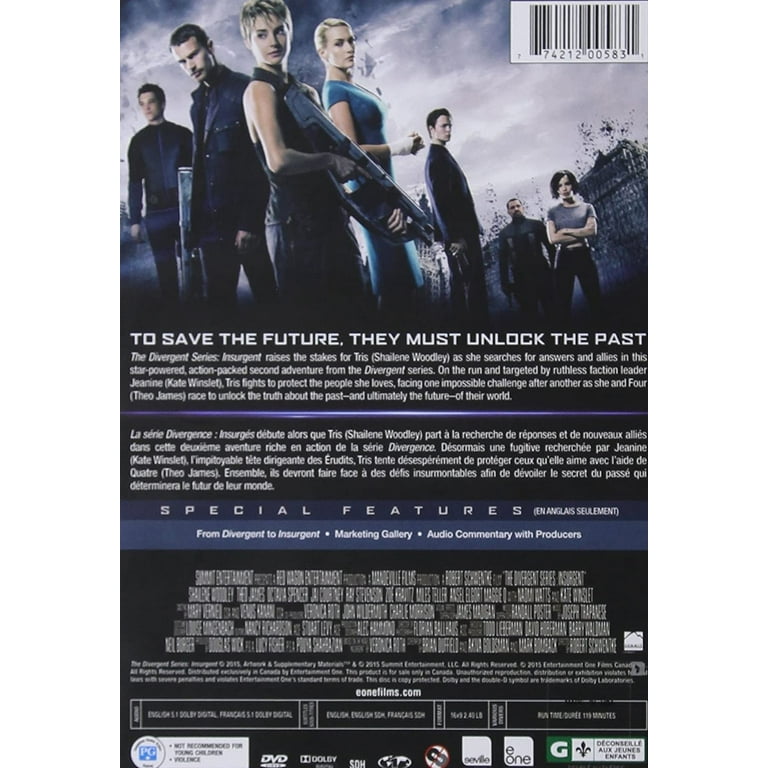 Portada Del Dvd Divergente Perfil De Divergent Uruguay