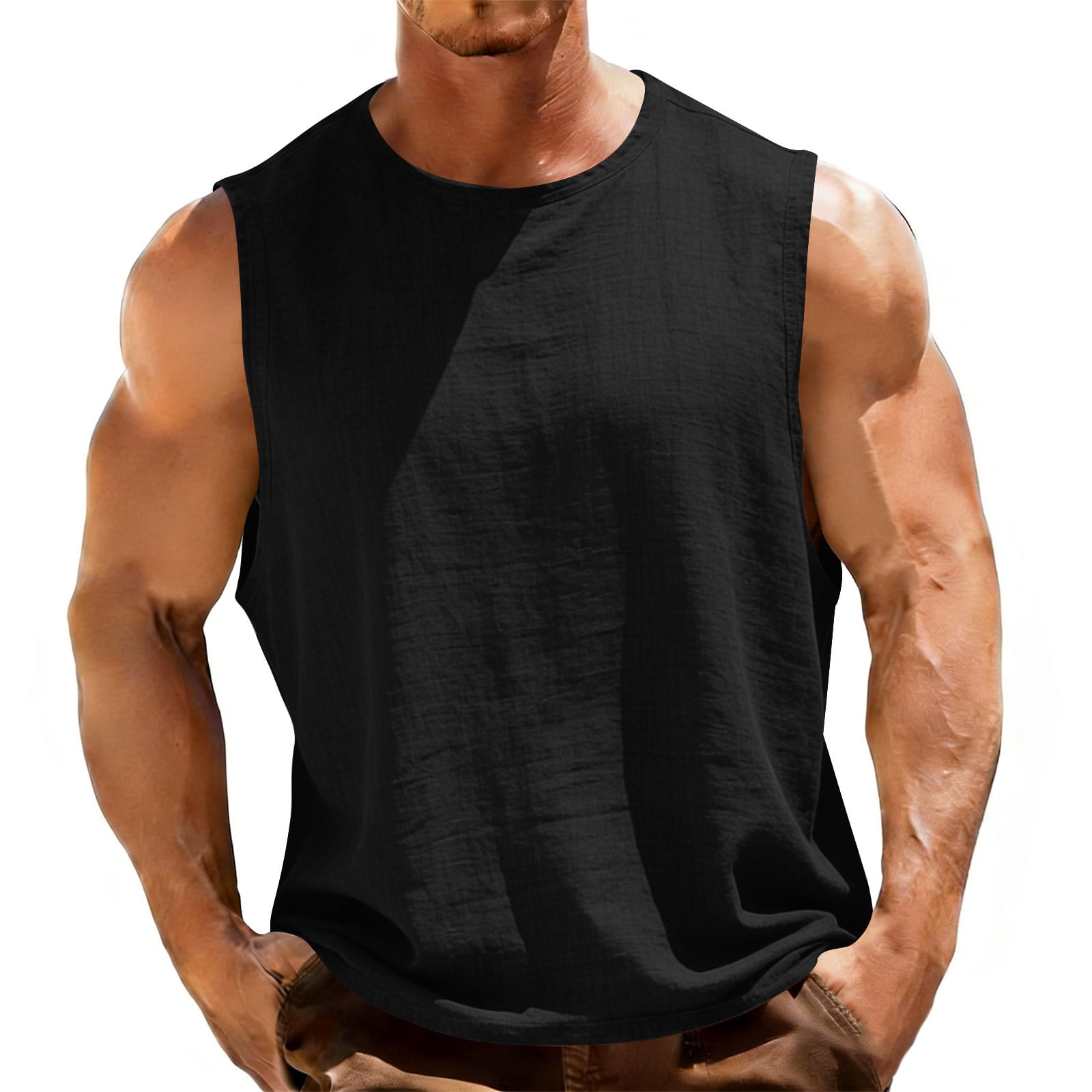 Click here for Kalauyu Kaluayu Mens Tank Top Cotton Muscle Workou... prices