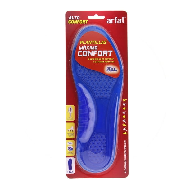 Plantilla Confort De Gel Maximo Descanso Para Caballero Arfat ARGEMTF003 | Bodega Aurrera en línea