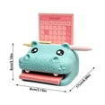 Convenient Sticky Note Taking Holder Highland Cow Desk Dispenser Easy ...