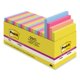 Post-it Super Sticky Notes - Summer Joy Collection - 3" x 3" Plain, 24 ...
