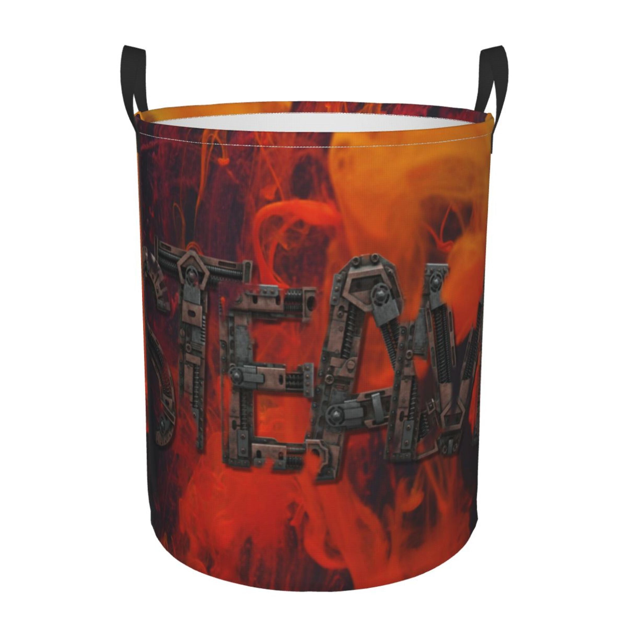 DouZhe Waterproof Collapsible Large Laundry Baskets, Fire Burning Steam ...