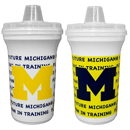 gameDay Novelty NcAA Michigan Wolverines Sippy cup Home Away, 12 oz, 2 ...