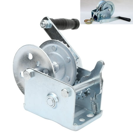 LHCER Hand‑cranking Winch Trailer Capstan, Hand Capstan, Empty Bracket ...