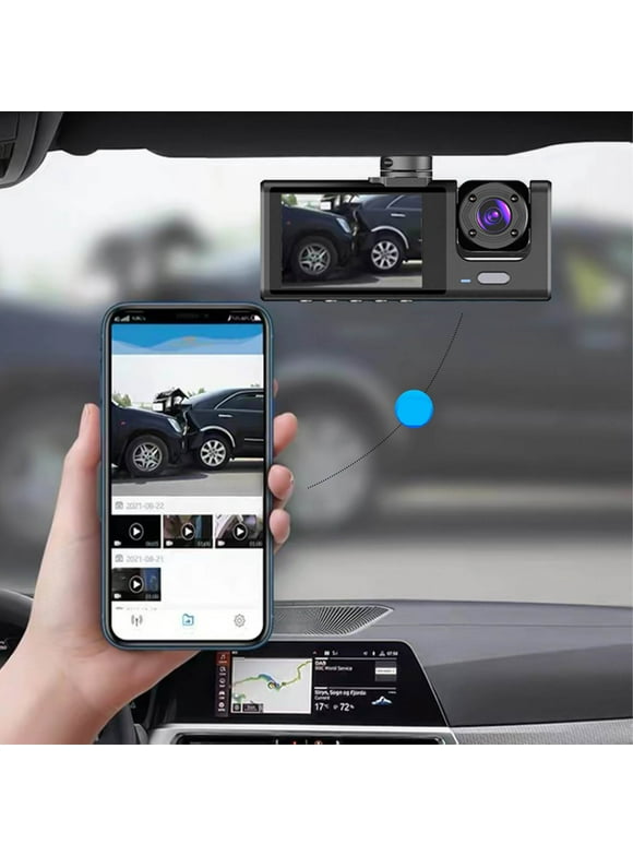 3 Channel Dash Cams in Dash Cam Features - Walmart.com