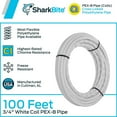 Shark Bite U870W100 3/4" X 100' White PEX Tubing Coil - Walmart.com
