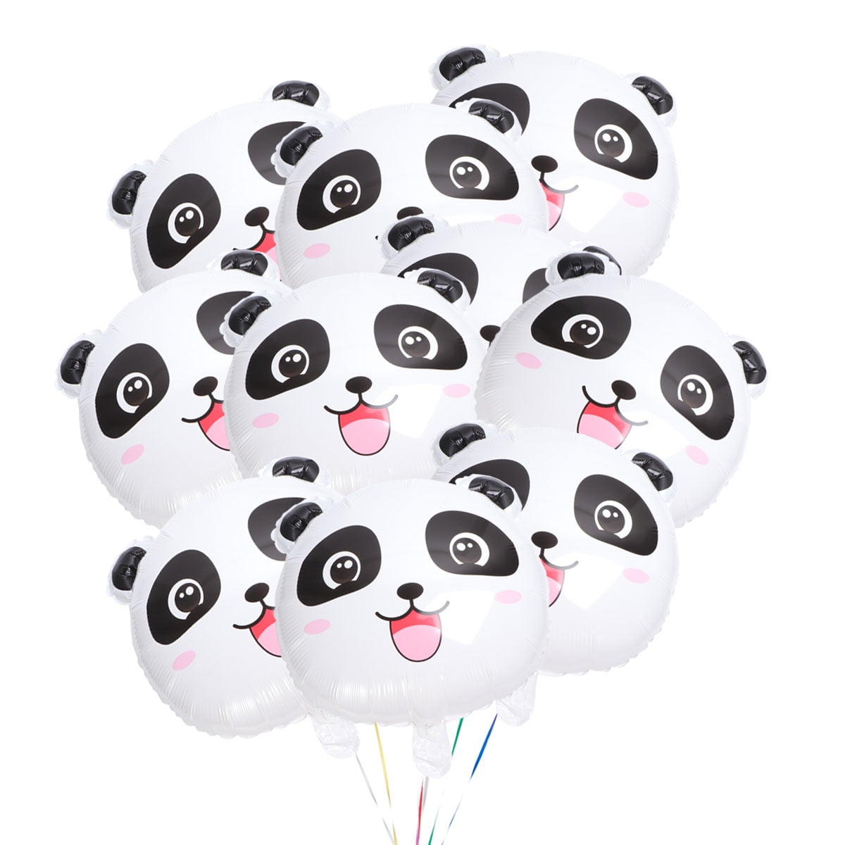 10pcs Panda Balloon Creative Cartoon Aluminium Foil Balloon for ...
