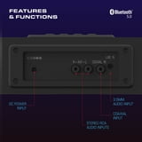 Okko ClearWave Soundbar, 37-inch Mountable Bluetooth Sound Bar Speaker ...