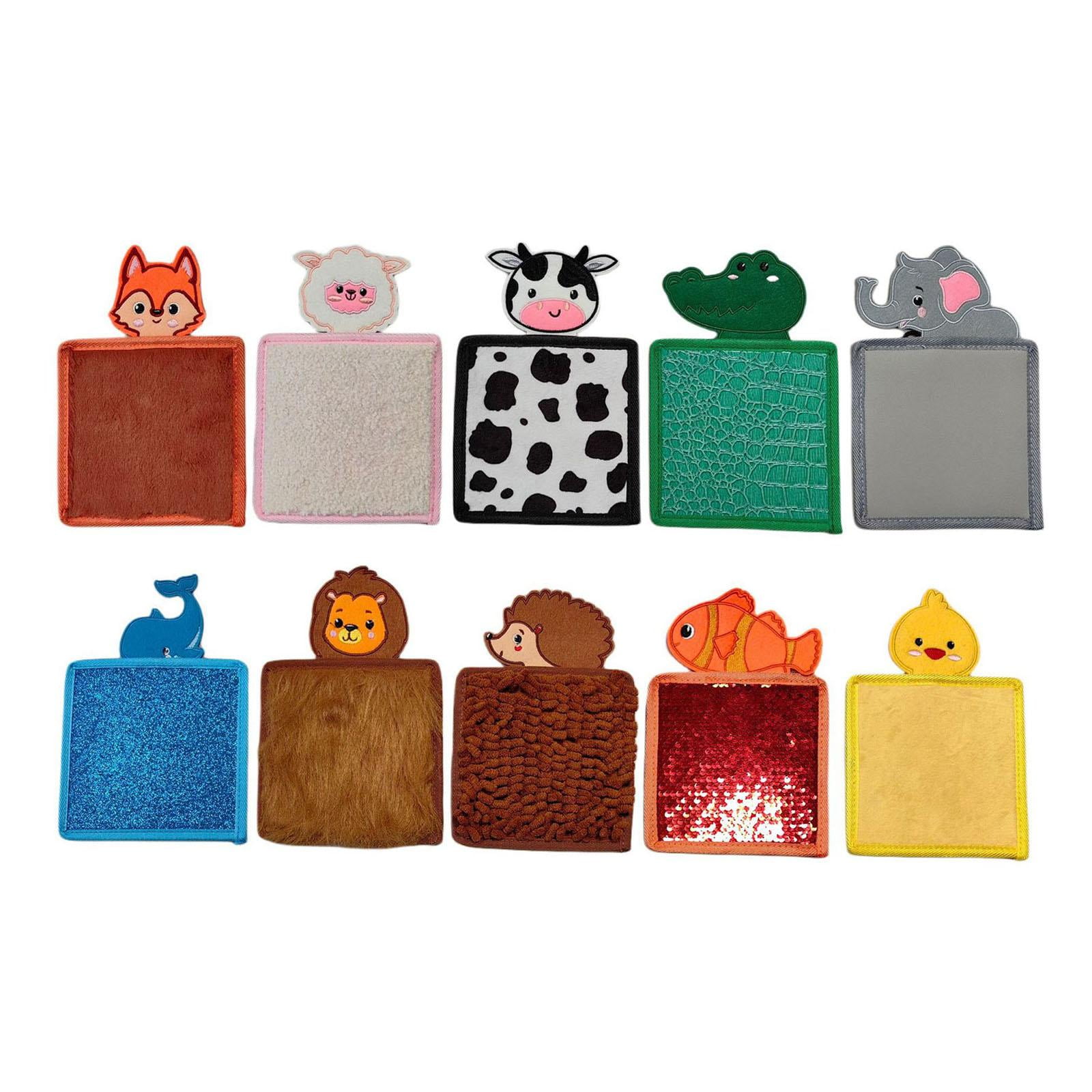 Click here for Lipstore 10 Pieces Animal Shape Sensory Mat Textur... prices