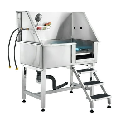 Dextrus 50" Dog Grooming Tub 304 Stainless Steel Professional Dog ...