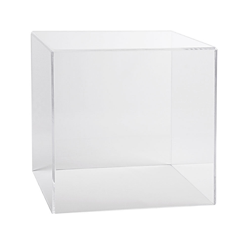 6" Square Acrylic Display Box -Qty of 4 | 6" x 6" x 6" Box Case Display ...