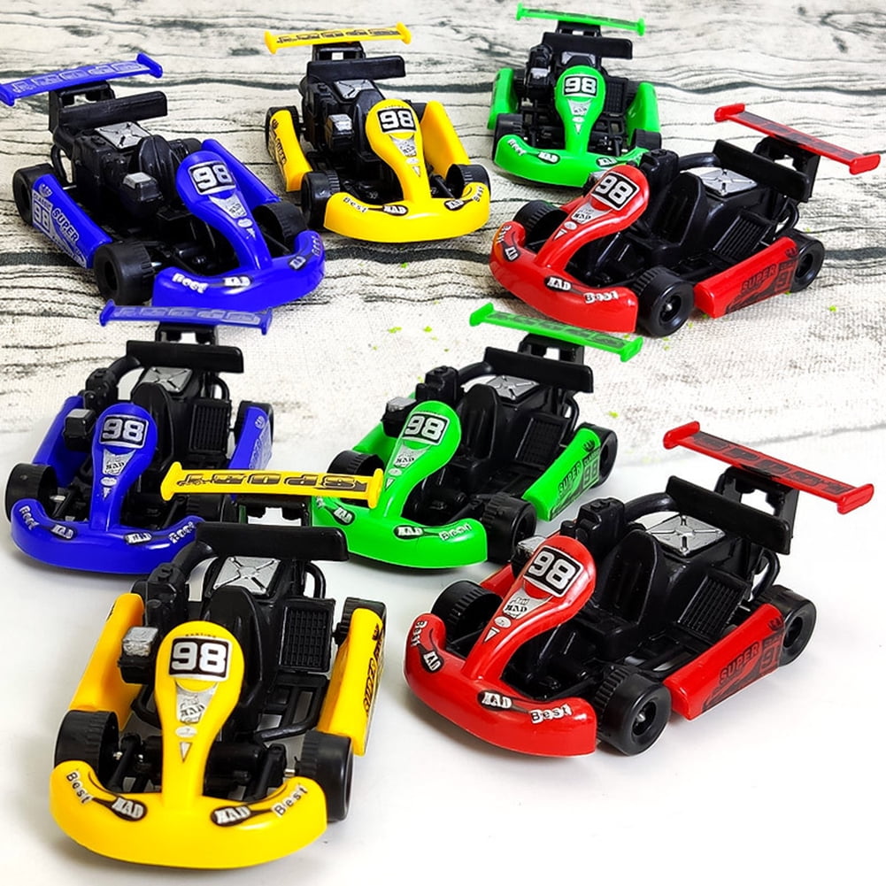 Pull Back Car Toy Colorful Cartoon Racing Model Children Educational ...