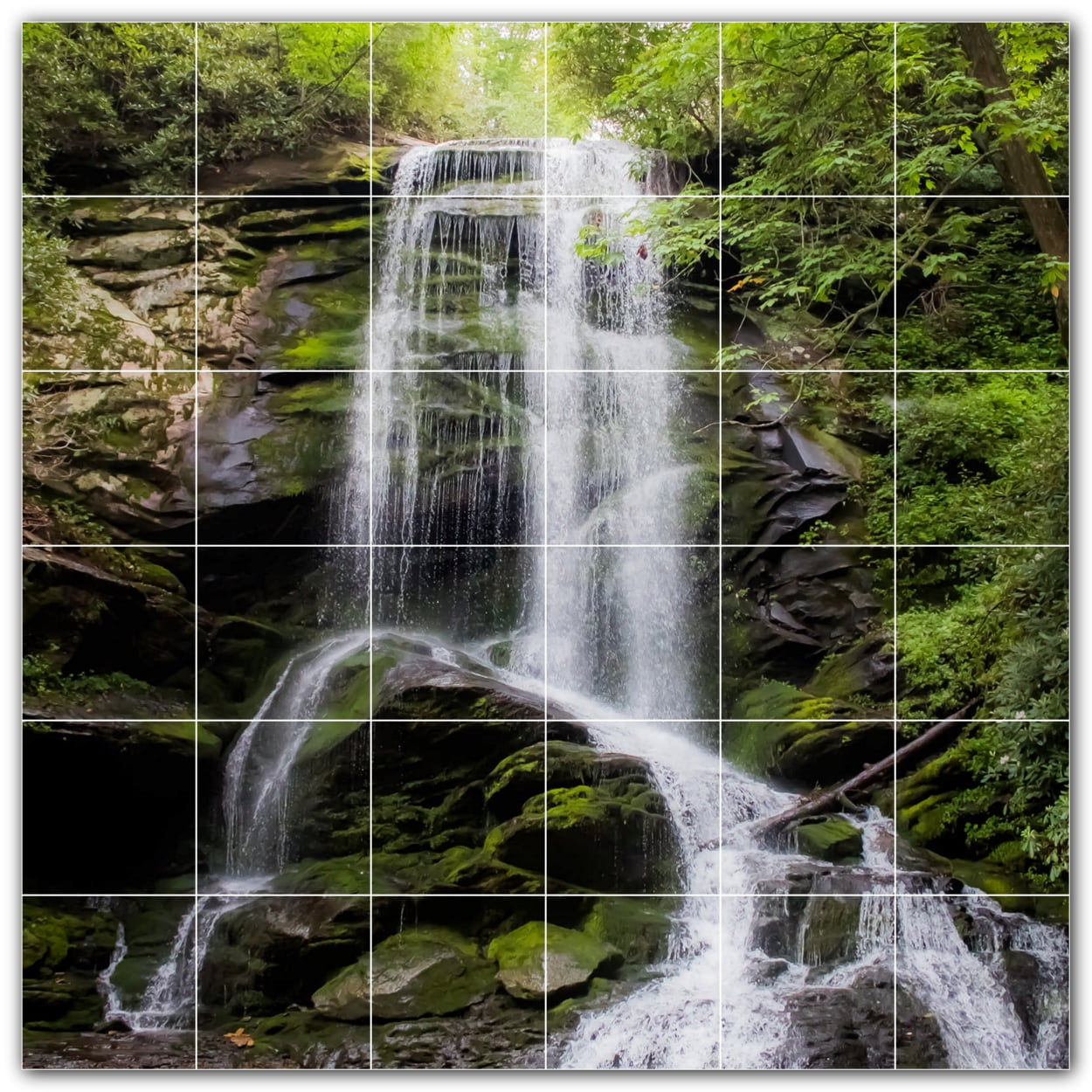 Picture-Tiles.com: Waterfalls Ceramic Tile Wall Mural WAL501130-66XL ...
