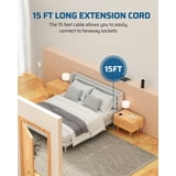 DEWENWILS 6-Outlet Power Strip Surge Protector, 15ft. Extra Long Cord ...