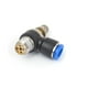8mm x 1/4BSP Flow Speed Control Valve Connector Elbow Pneumatic Push in ...
