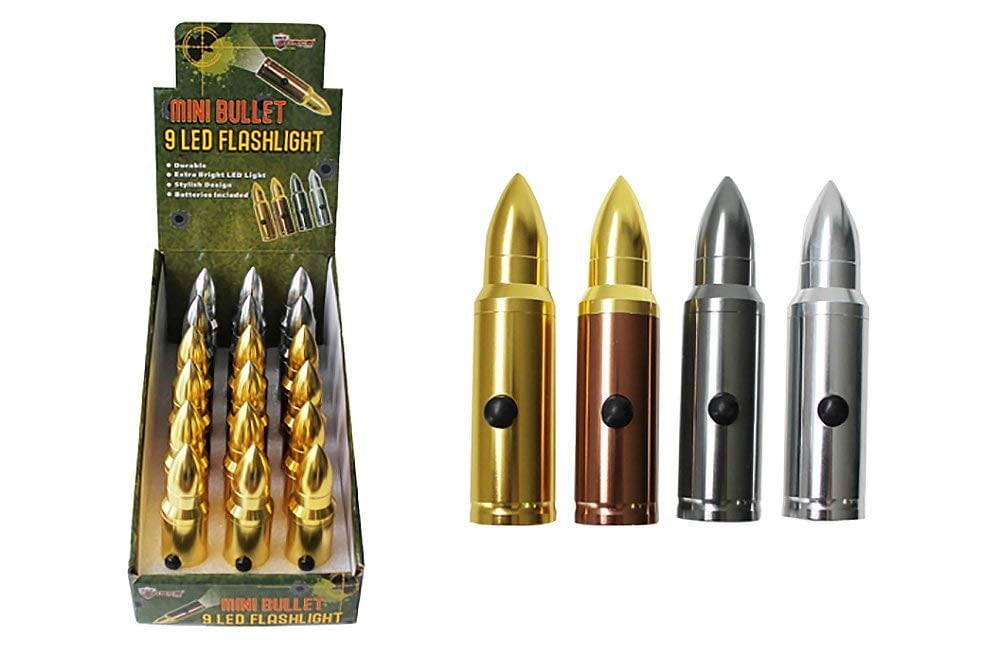 Diamond Visions Max Force 08-1304 Mini Bullet 9LED Flashlight MultiPack ...