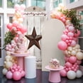 American Country Arch Backdrop Cover, 4FT, Star Khaki Wood Board Bless ...
