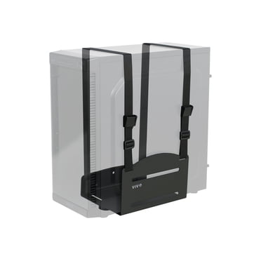 VIVO Black Under-Desk PC Adjustable Strap Mount | Computer Case Holder ...