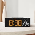 YIGSECU Practical LED Digital Clock with Adjustable Setting for Office ...