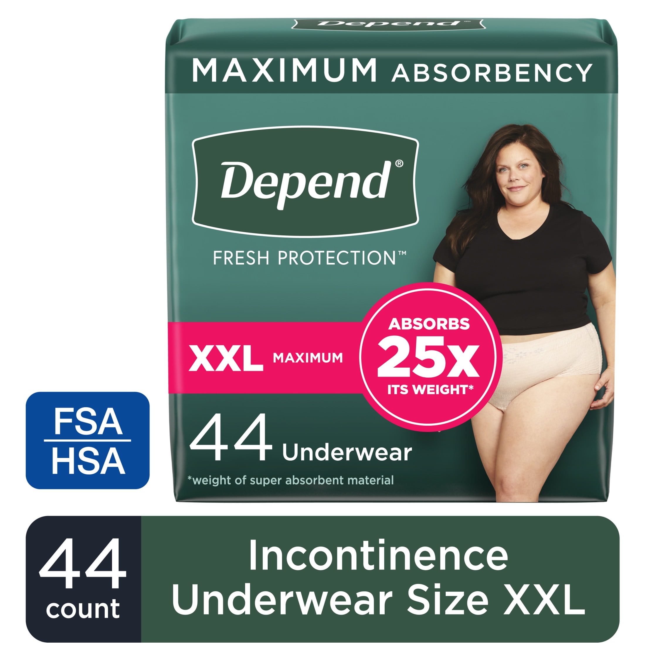 Prevail Incontinence Protective Underwear for Women, Maximum