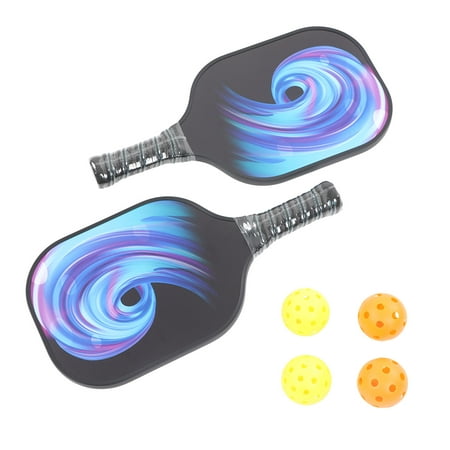 Pickleball Paddles, Absorb Sweat Pickleball Racket Set Comfortable Grip ...