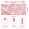 4 Pcs Neon Party Table Runner 12 x 108 Inch Disco Colorful Supplies for ...