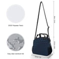 10×8.9in Lunch Bag Is Compact Yet Has A Large Capacity. The Extended ...