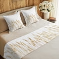 Bed Runner for Queen Size Bed, Vintage Floral 3 Pcs Bedding Runner Set ...