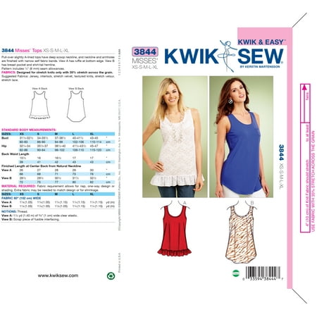 Tops-XS-S-M-L-XL -*SEWING PATTERN* | Walmart Canada