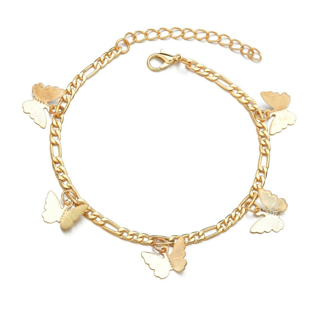 Click here for Maskred Anklets Adjustable Gold Silver Butterflies... prices