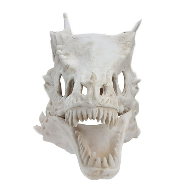 Máscara de calavera de dinosaurio de simulación de látex, cubierta para ...