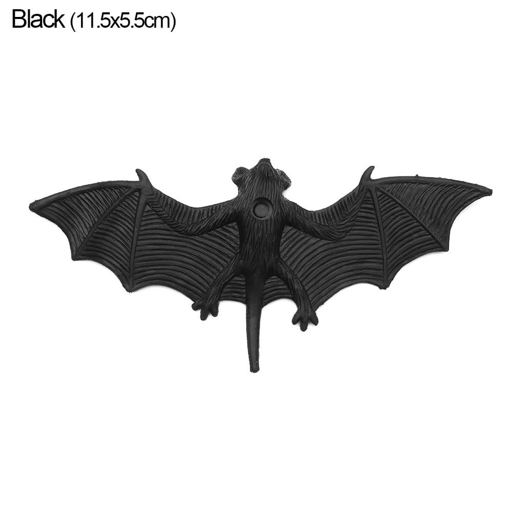5Pcs/Pack Party Supplies Halloween Novelty Toy Luminous Bat Plastic ...
