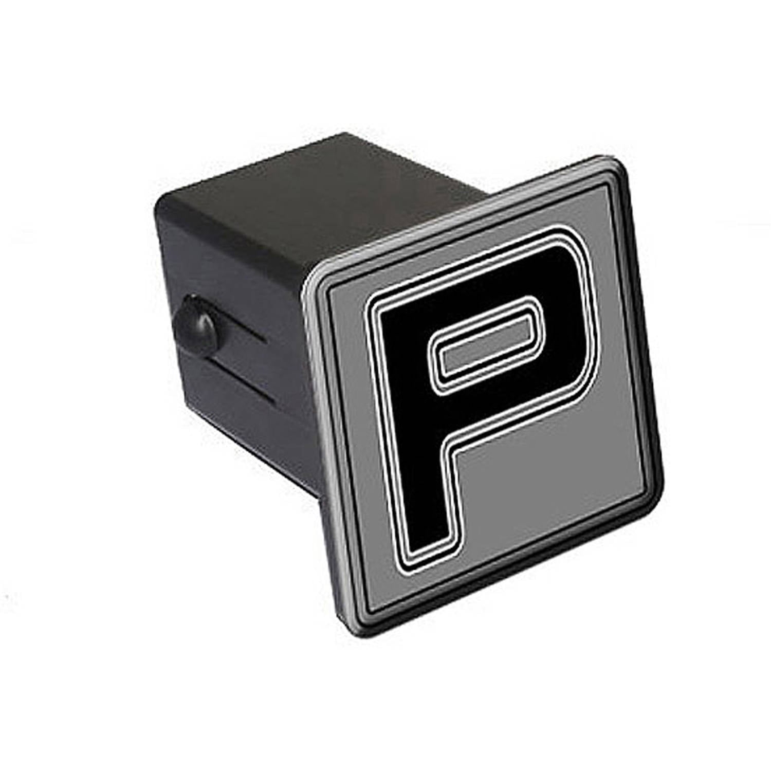 P Letter Initial 2" Tow Trailer Hitch Cover Plug Insert - Walmart.com