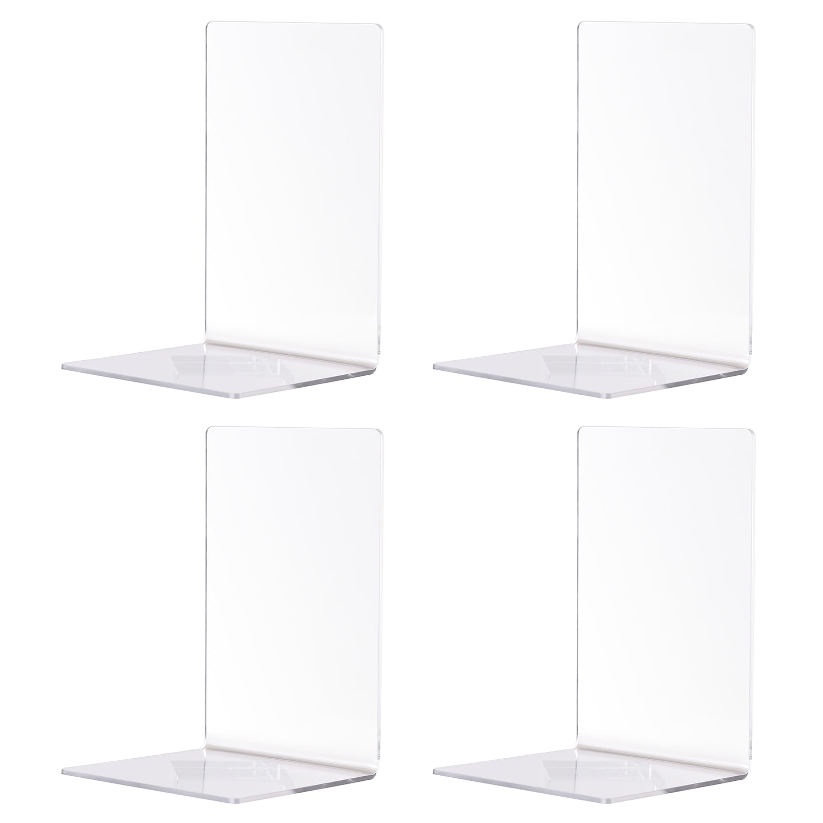 Click here for Amdohai 4pcs Clear Acrylic Bookends L-Shaped Desk... prices