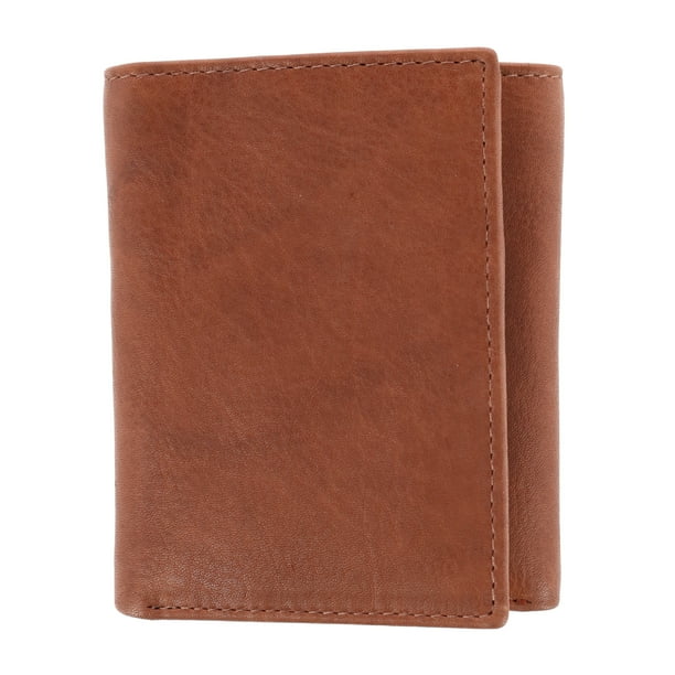 CTMÂ® American Bison Leather RFID Trifold Wallet (Men's) - Walmart.ca