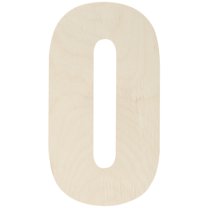 Baltic Birch Collegiate Font Letters & Numbers 13"-6 - Walmart.com