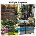 Freestanding Metal Privacy Screen Room Divider - 3-Panel Decorative ...