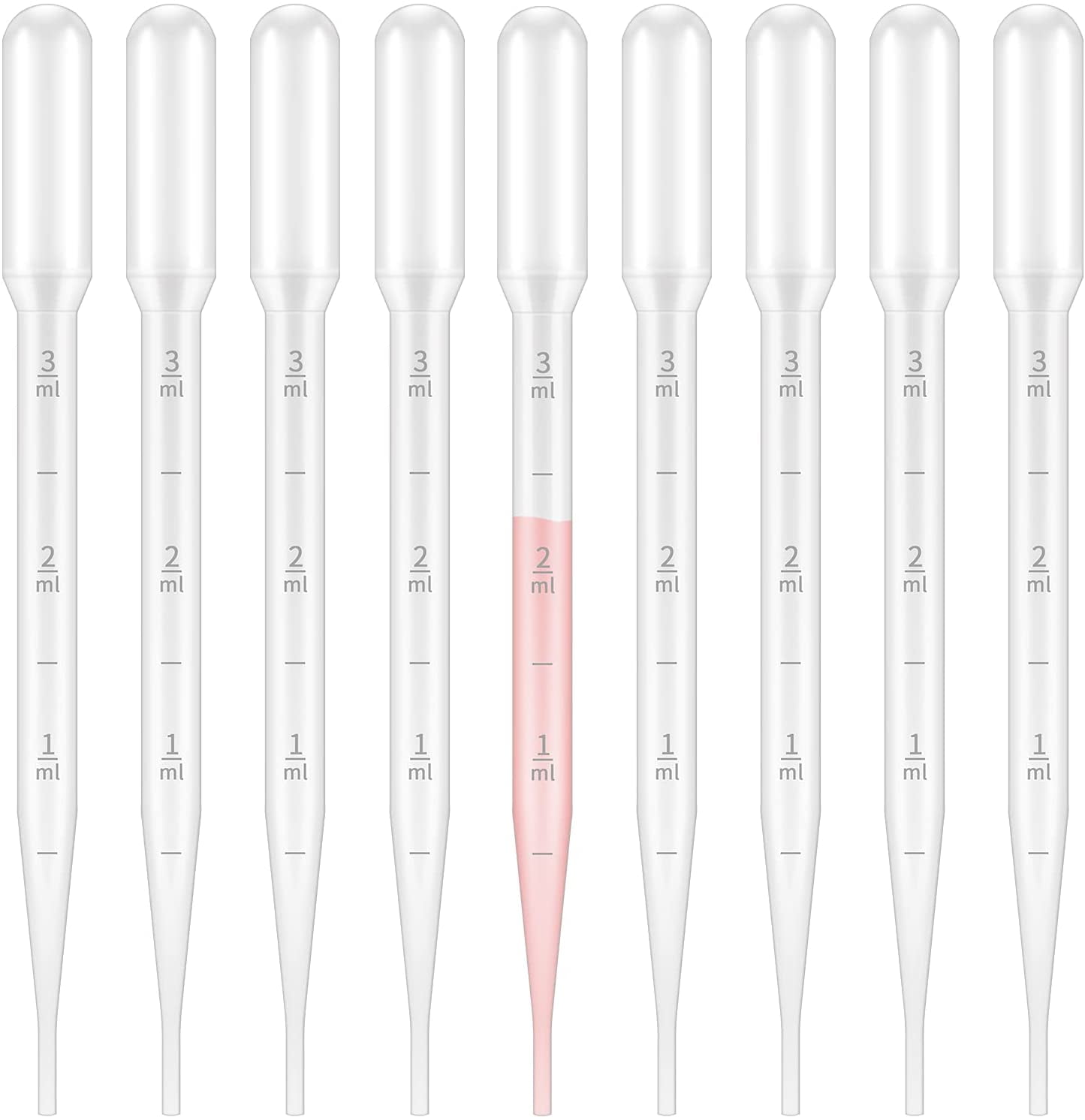 Pipettes Disposable Plastic Transfer Graduated Dropper, Suitable for ...