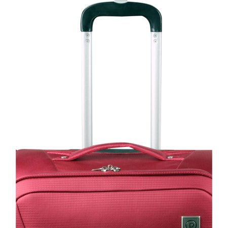 Protege - Protege Vapor Lightweight Rolling Suitcase, Red - Walmart.com