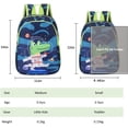 Space-Themed Toddler Backpack - Cute Cartoon Lightweight Daypack for 2 ...