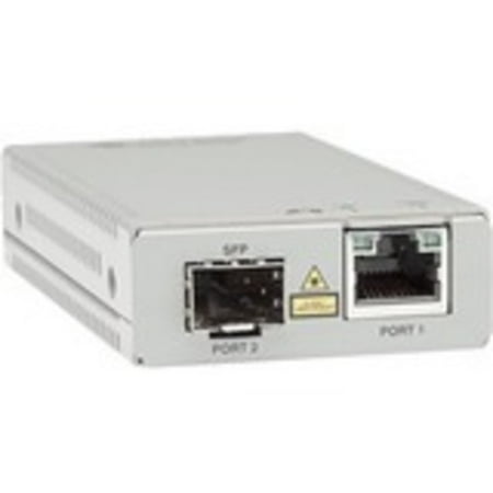Allied Telesis AT MMC2000/SP - Fiber media converter - GigE - 10Base-T, 100Base-TX, 1000Base-T ...