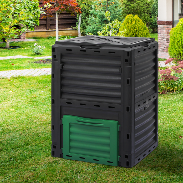 Dextrus Large Outdoor Compost Bin, 80 Gallon (300L) Composter Box With