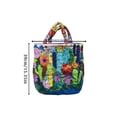 Digital Print Floral Tote Bag Lightweight Canvas Shoulder Bag for Women ...