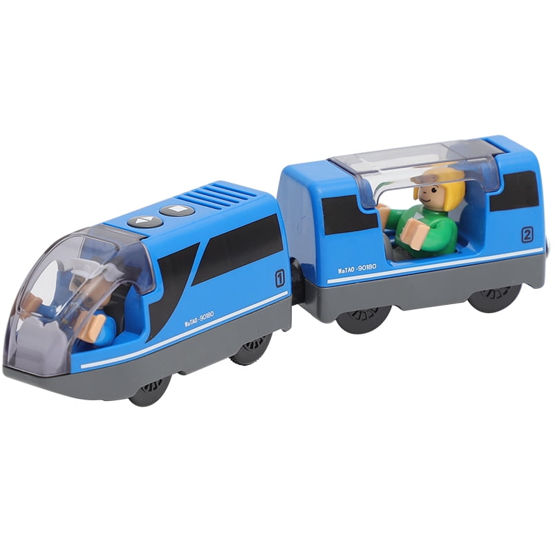 AIHOME Railway Locomotive Magnetically Connected Electric Small Train ...