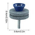 Orundum Mower Sharpener Universal Wear For Any Power Hand Drill Double
