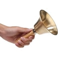 Super Loud Solid Brass Hand Call Bell - Walmart.com