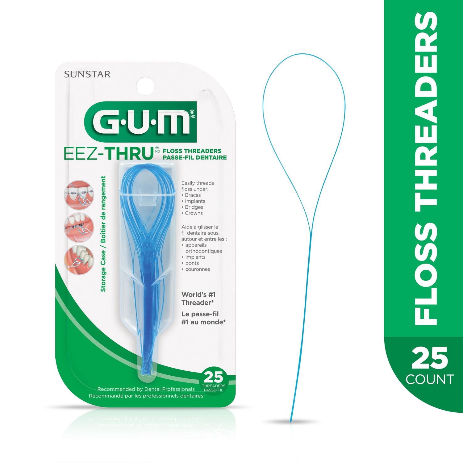 Click here for Gum Eez-Thru Floss Threaders For Orthodontic Brace... prices