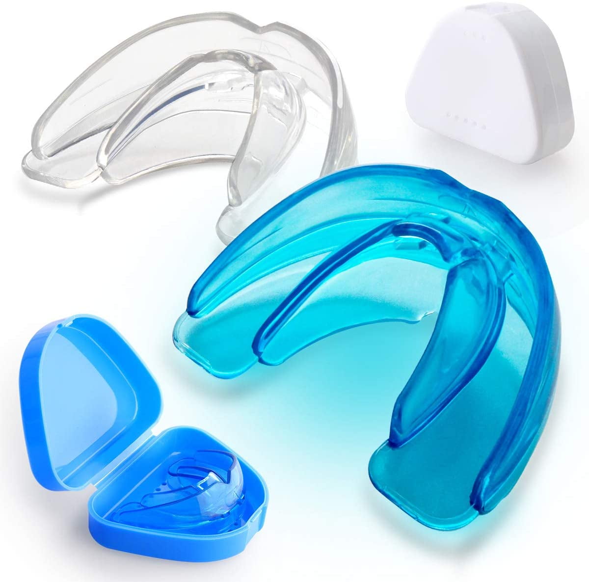 Vanmor Double Braces Sports Mouth Guards, Youth Mouthguard for Upper ...
