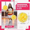 Pom Poms Cheer 8 Pieces, Cheerleading Pompoms Handheld Squad Set for ...